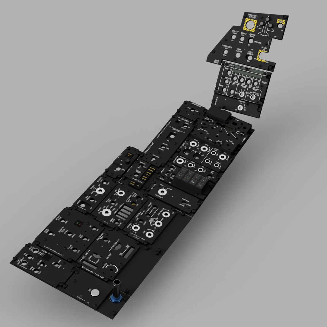 F-16 Console Panels (Digital Download) – Invictus Cockpit Systems